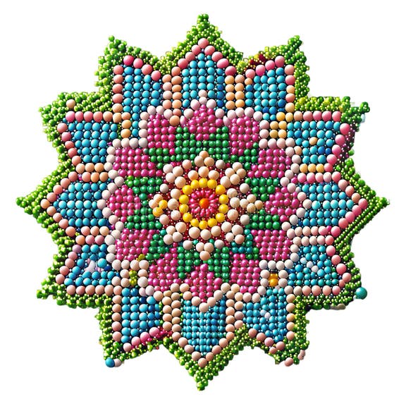 Beadwork Craft stock illustration. Illustration of decorative - 369294558