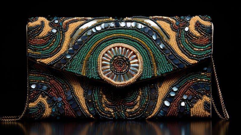 Beadwork fancy texture stock illustration. Illustration of opulent ...