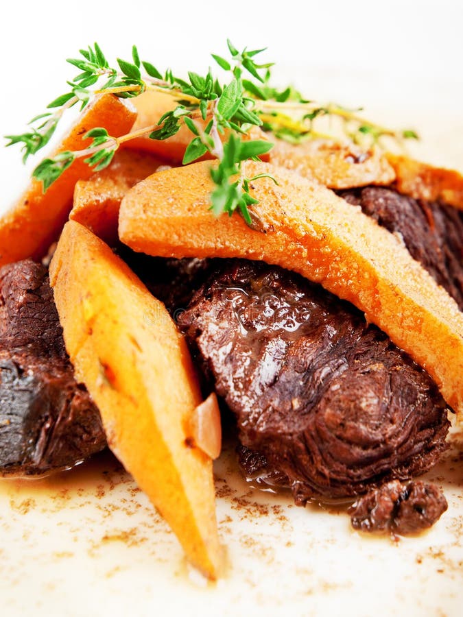 Beaf with quinces stock image. Image of food, life, meat - 48973099