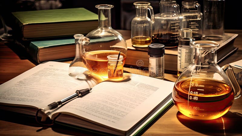 Beaker chemistry set stock illustration. Illustration of laboratory ...