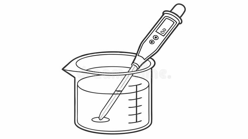 Beaker with Dropper, Science and Chemistry Lab Graphic, Liquid Handling ...