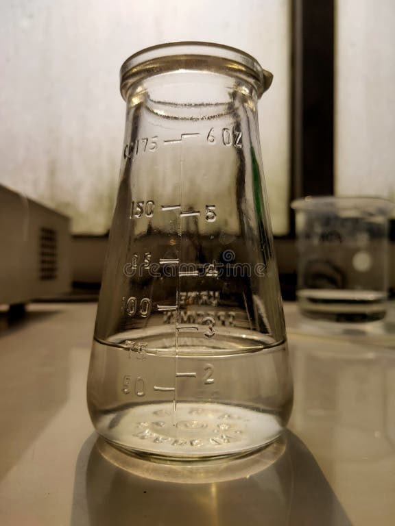 Beaker glass stock image. Image of glass, laboratorium - 282290901