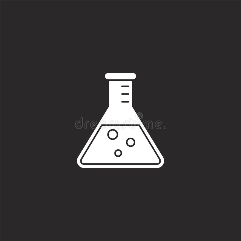 Beaker Icon. Filled Beaker Icon for Website Design and Mobile, App ...