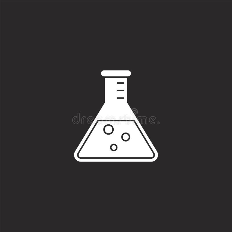 Beaker Icon. Filled Beaker Icon for Website Design and Mobile, App ...