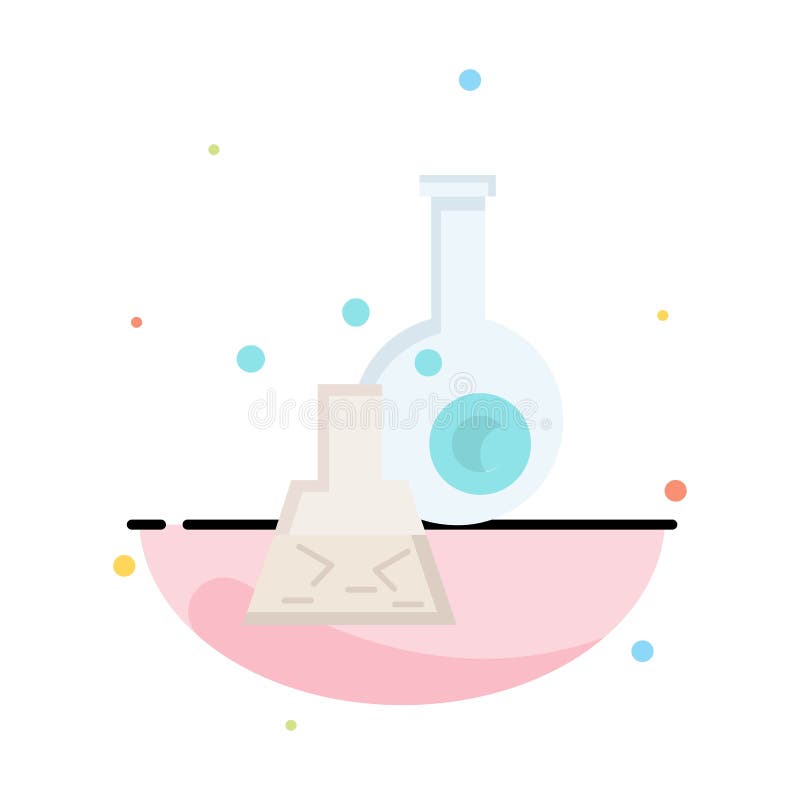 Beaker, Lab, Test, Tube, Scientific Flat Color Icon Vector Stock Vector ...