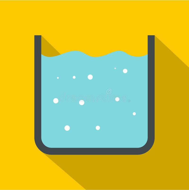 Beaker with water stock vector. Illustration of chemist - 4699102