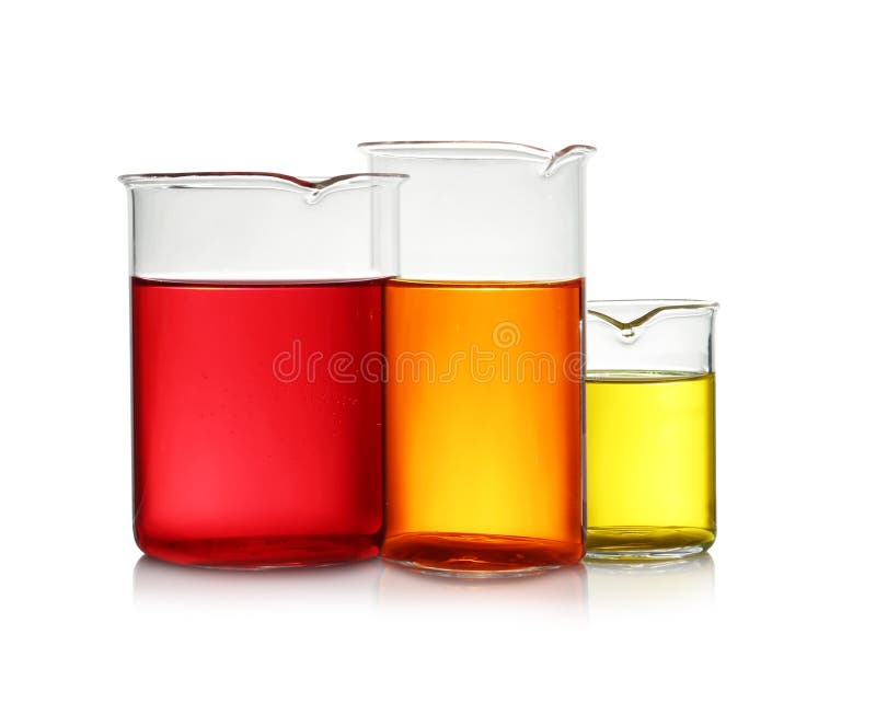 Color beakers stock vector. Illustration of design, glassware - 21274332