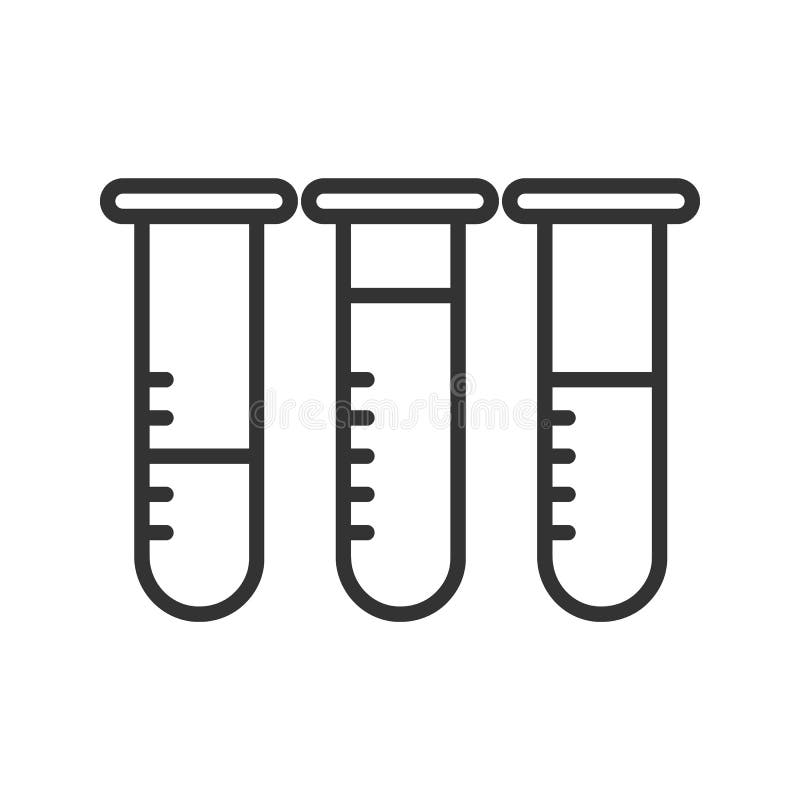 Beakers Linear Icon. Thin Line Illustration. Vector Isolated Outline ...