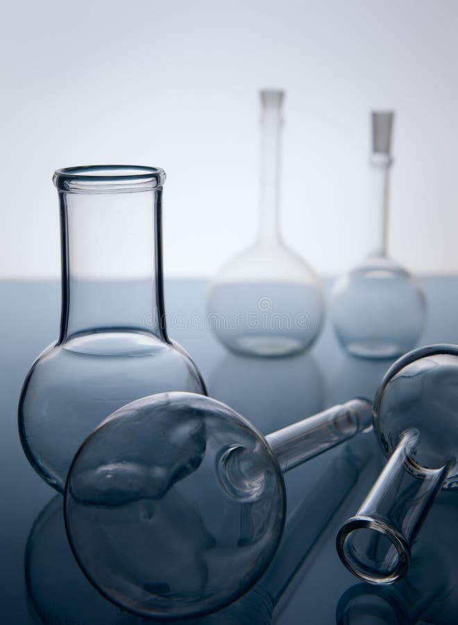 Beakers stock photo. Image of background, pharmaceutical - 142963844