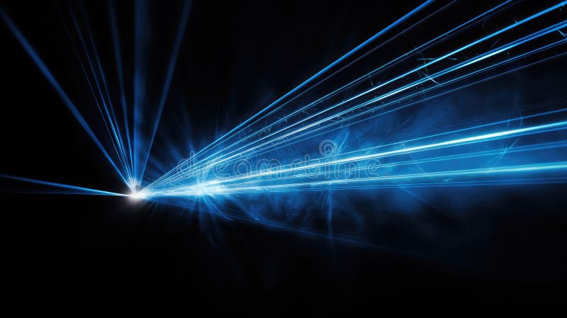Beam blue background laser stock illustration. Illustration of sharp ...