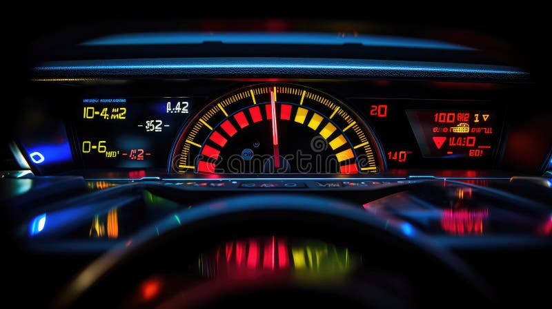 Beam car indicator lights stock illustration. Illustration of signal ...