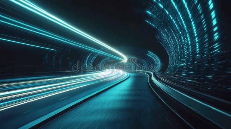 A Beam of Green Light in a Dynamic Sequence, Conveying Motion and Vigor ...