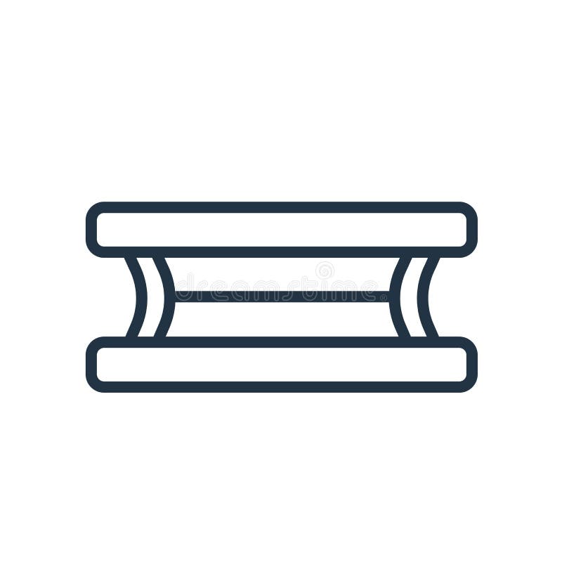 Beam Icon Vector Isolated on White Background, Beam Sign Stock Vector ...