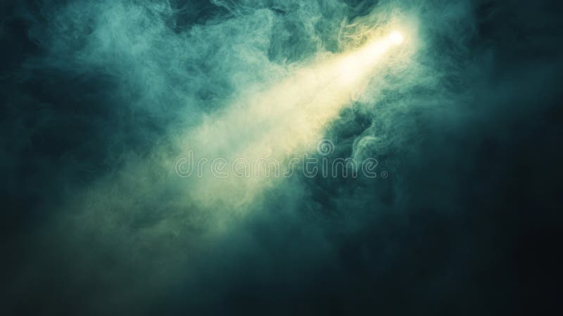Beam Light Piercing Fog Dark Atmosphere Stock Photos - Free & Royalty ...