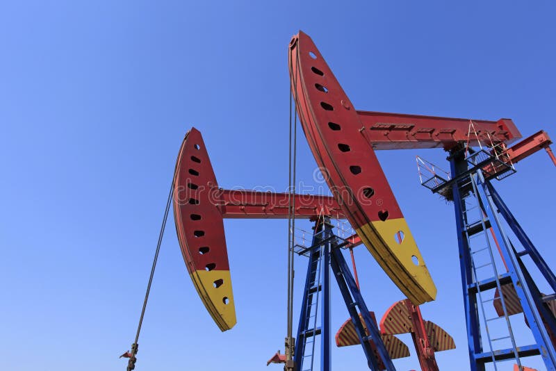 Beam pumping unit stock image. Image of field, jack, industry - 44698379