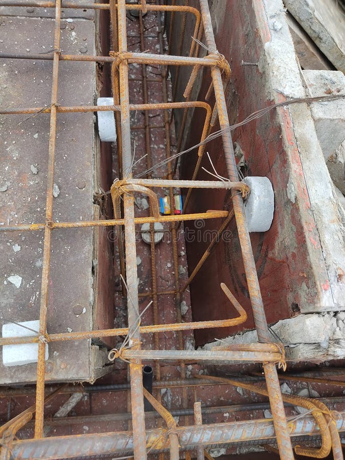 Beam Reinforcement and Clear Cover Stock Image - Image of clear ...