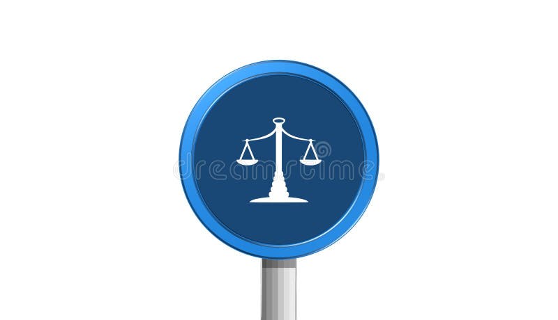 Beam scale,3D illustration stock illustration. Illustration of element ...