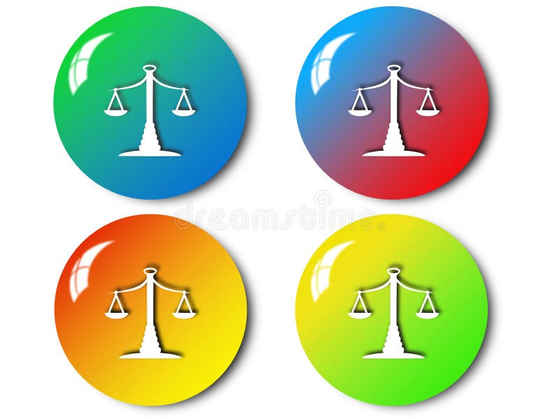 Beam Scale Icon, Sign, Illustration Stock Illustration - Illustration ...