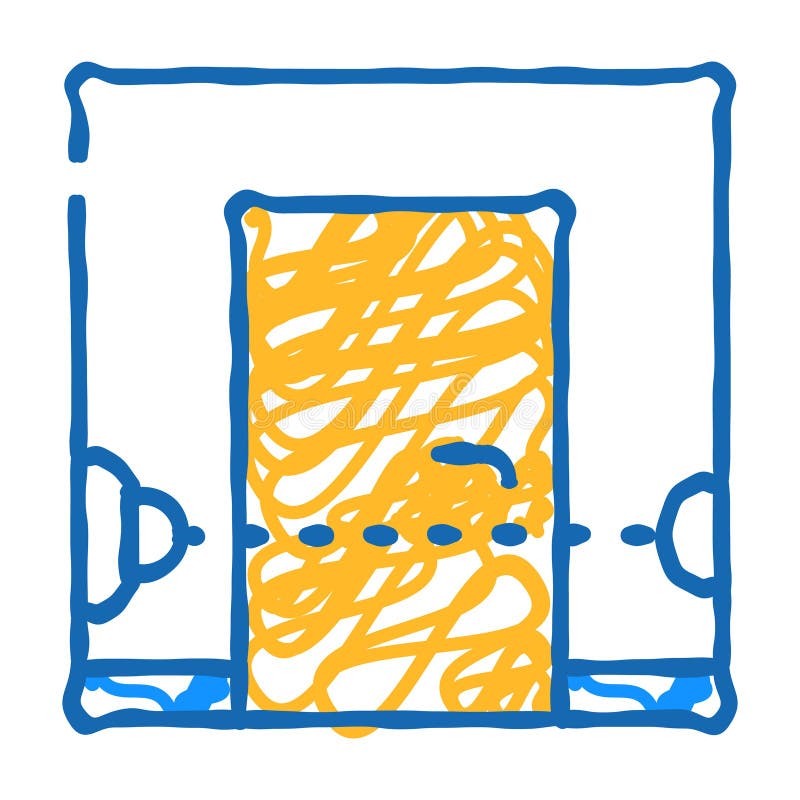 Beam Sensor Icon Doodle Illustration Stock Vector - Illustration of ...