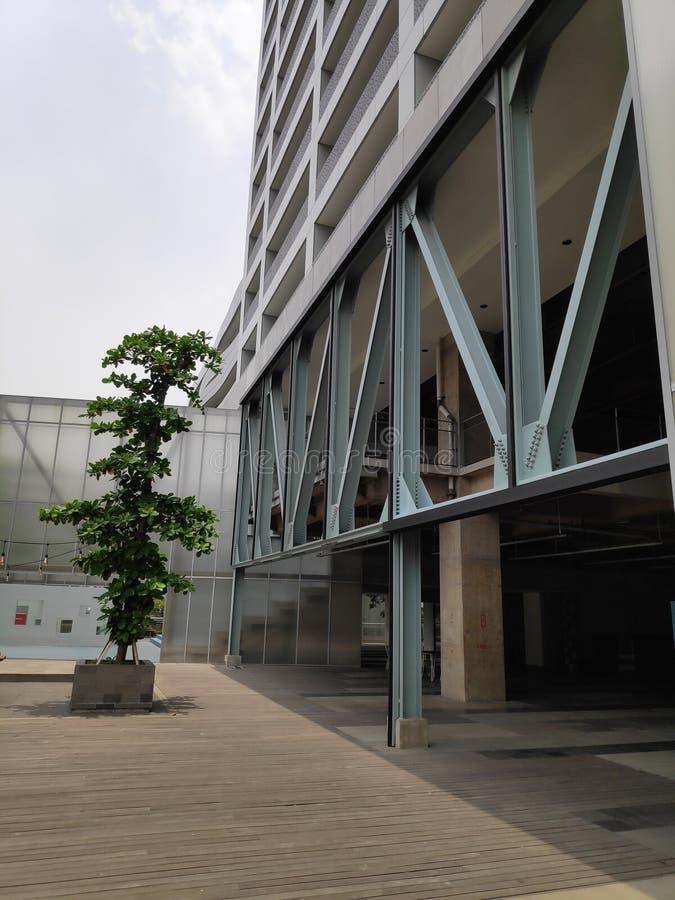 Beam Structure of Spazio Building, Surabaya. Editorial Stock Image ...
