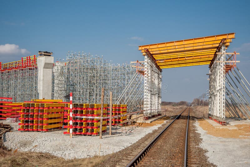 Beam transom system stock image. Image of site, span - 255818135