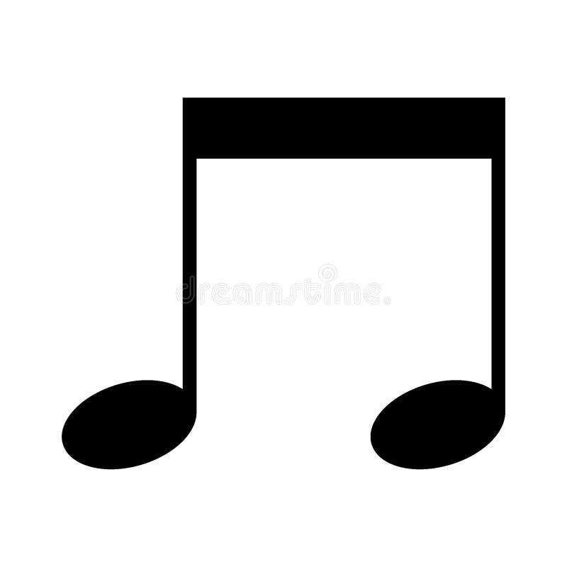 Beamed note stock vector. Illustration of concept, vector - 182812413