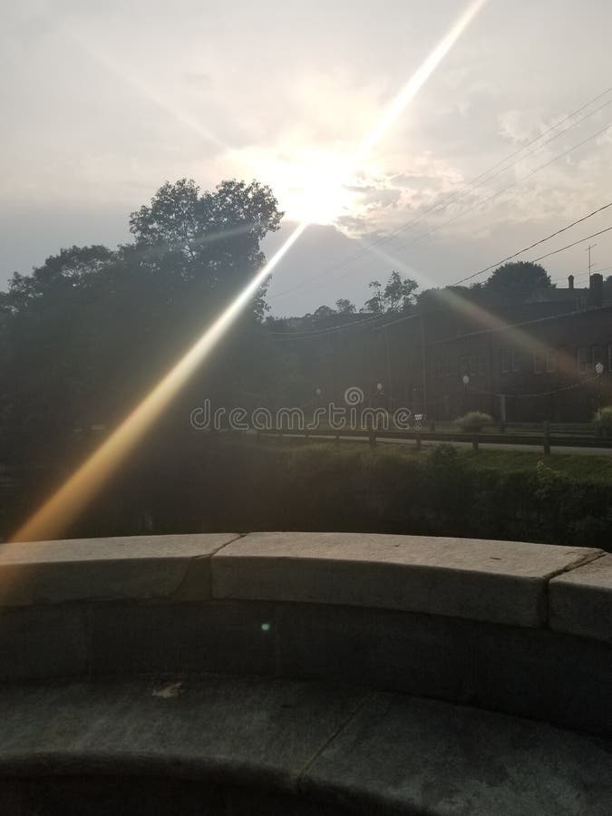 Beaming sun stock photo. Image of bridge, beaming - 125568536