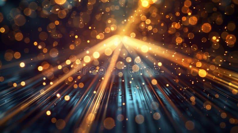 Beams of Light Passing through a Transparent Invisible Medium Stock ...