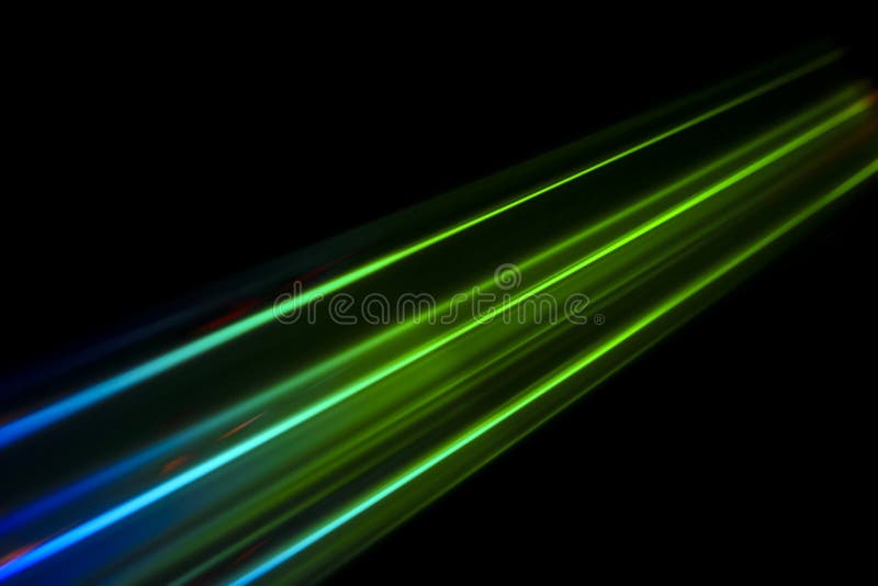 Beams of Light Refracting and Creating a Rainbow Spectrum Stock Image ...