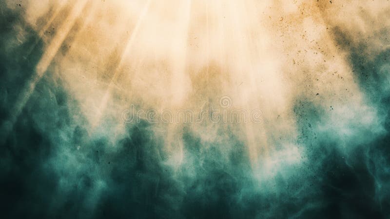 Beams of Light Shine through a Hazy, Ethereal Atmosphere of Mist and ...