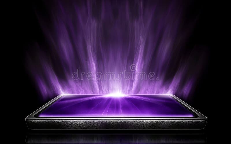 Beams of Light Spill Out of a Glowing Wallet, Which is Situated Against ...