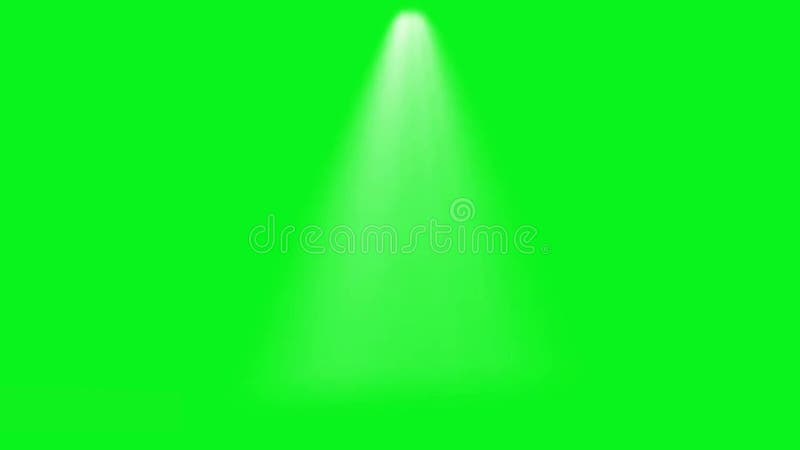 Beams Light on Stage Footage. Rays of Light Motion Graphics with Green ...