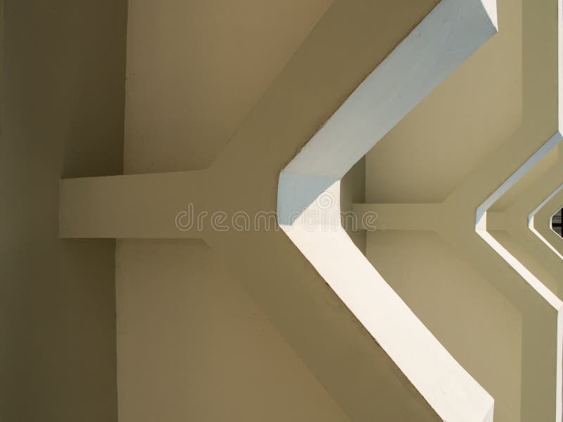 Beams of New Building a Side Letter Stock Image - Image of side ...