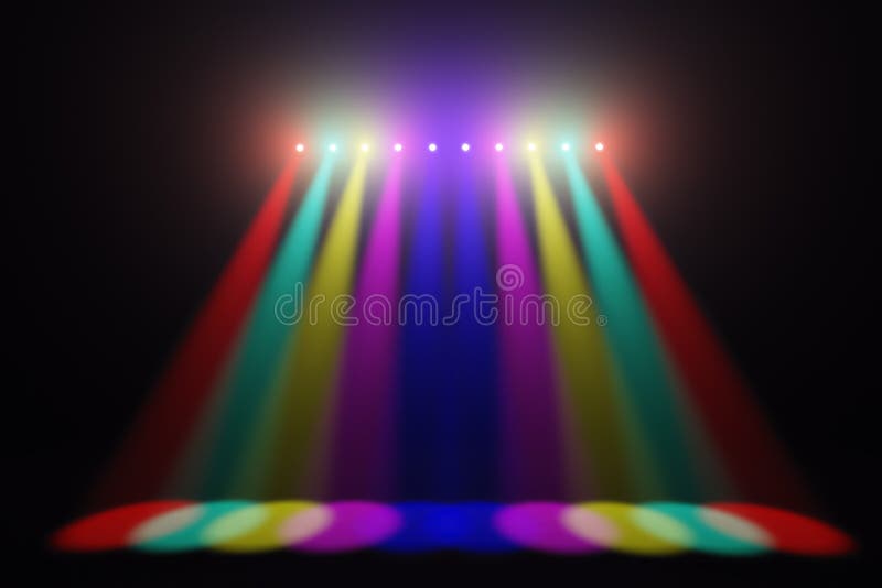 Beams of spotlights stock photo. Image of bright, dark - 292227700
