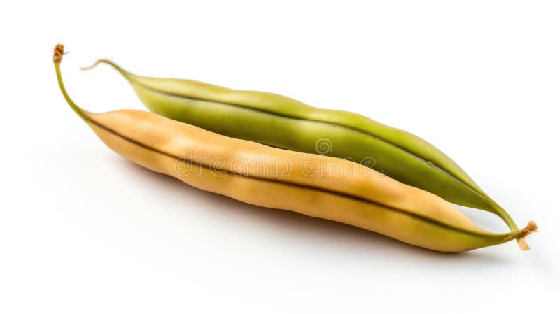 Bean Elegance: Isolated Bean on White Background Stock Illustration ...