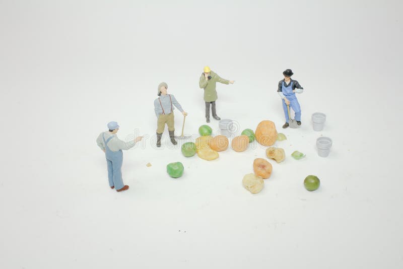 A Bean with Figures Toy at Board Stock Image - Image of homemade ...