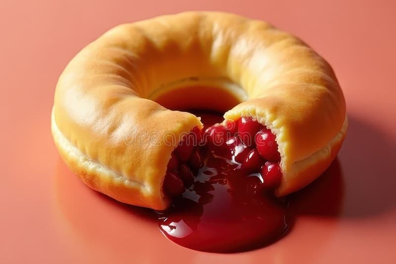 Bean Filled Pastry Sensation Stock Illustration - Illustration of ...