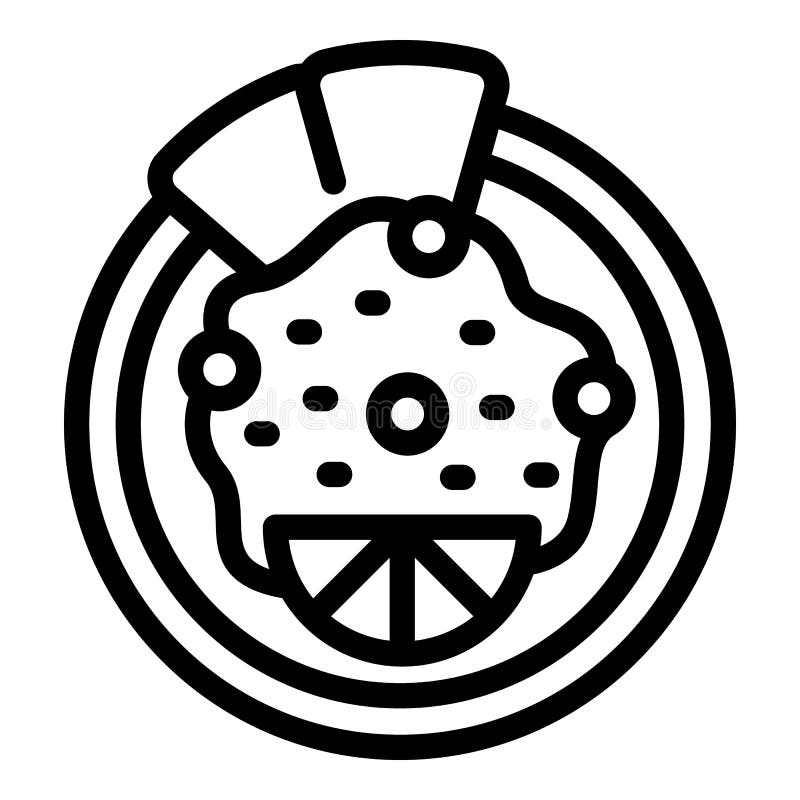 Bean Hummus Icon Outline Vector. Cuisine Day Stock Vector ...