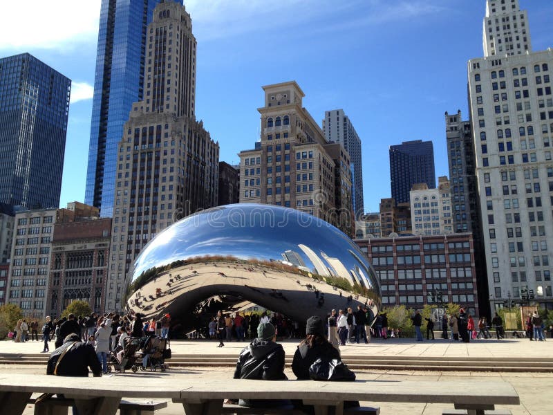 The Bean @ Millennium Park editorial image. Image of bean - 43133145