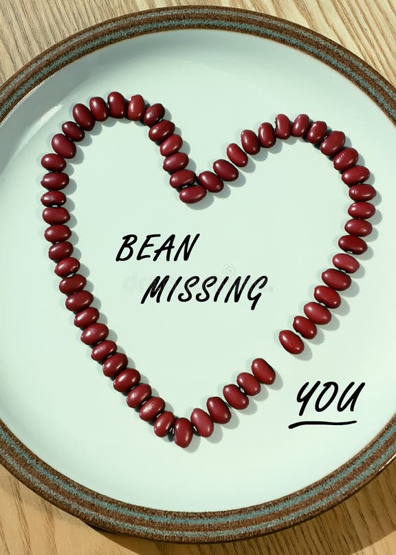 Bean Missing You A1 stock image. Image of white, missing - 2803149