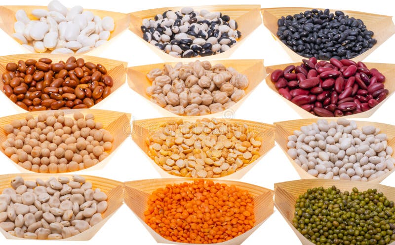 Bean mix isolated stock image. Image of vegetable, seed - 365384885