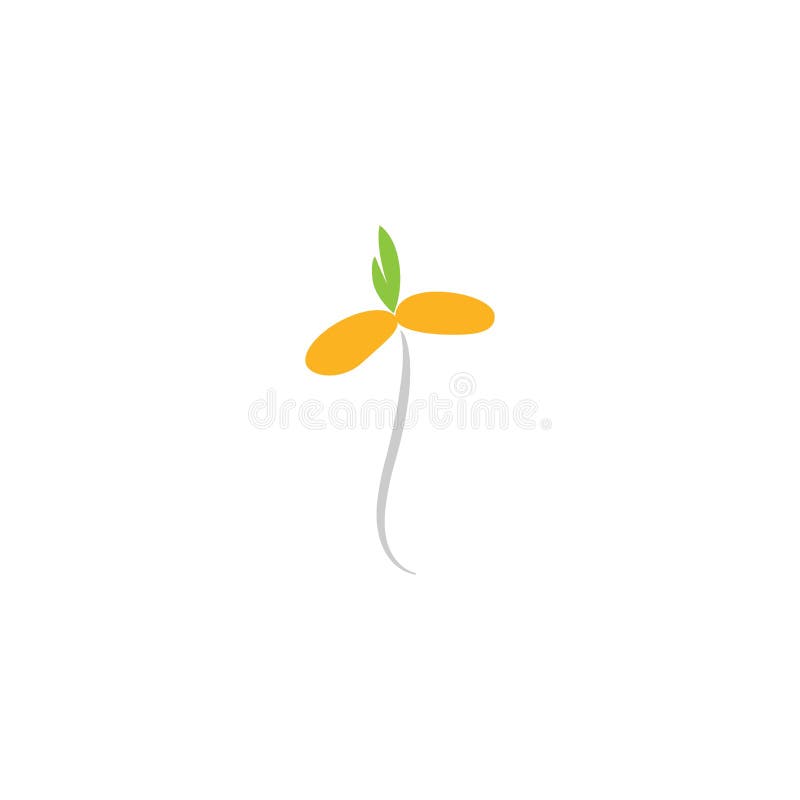 Bean Sprouts Icon Illustration Design Stock Illustration - Illustration ...