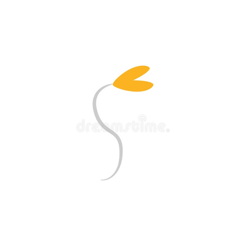 Bean Sprouts Icon Illustration Design Stock Illustration - Illustration ...