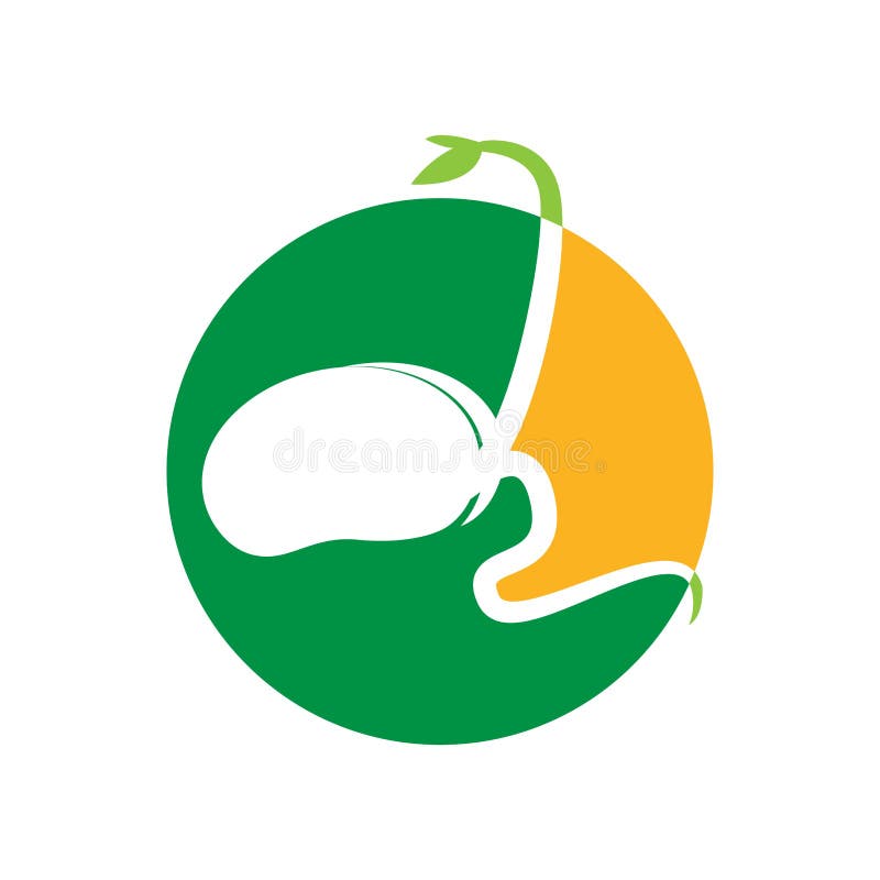Bean Sprouts Icon Illustration Design Stock Illustration - Illustration ...