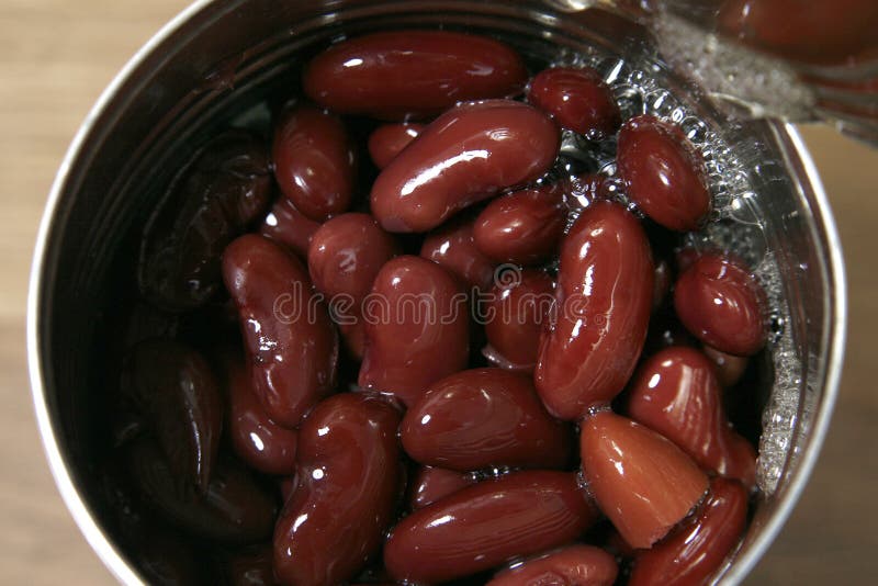 Beans in can stock photo. Image of brown, mexican, container - 8060430