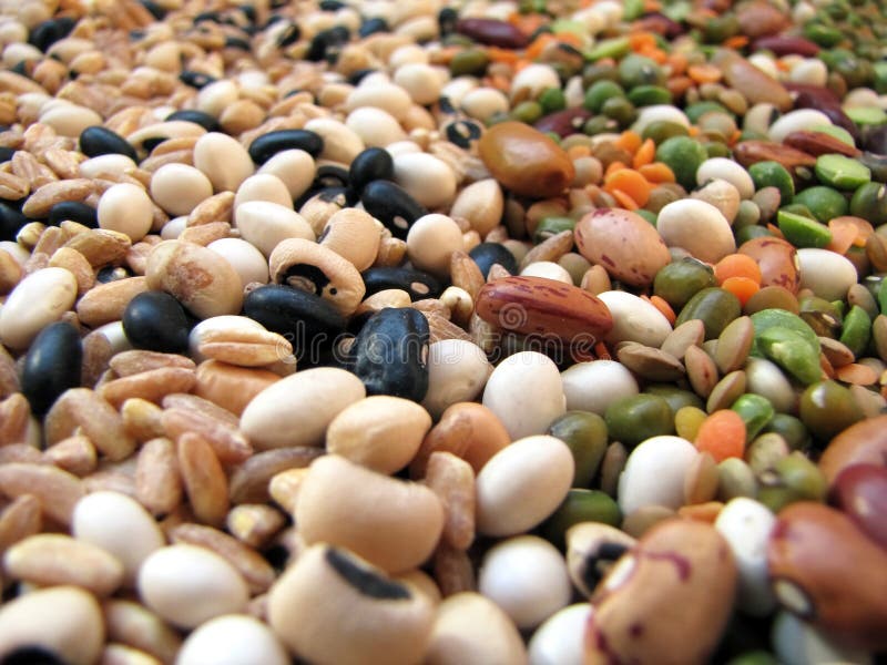 Beans and cereal stock photo. Image of colorful, peas - 9931230