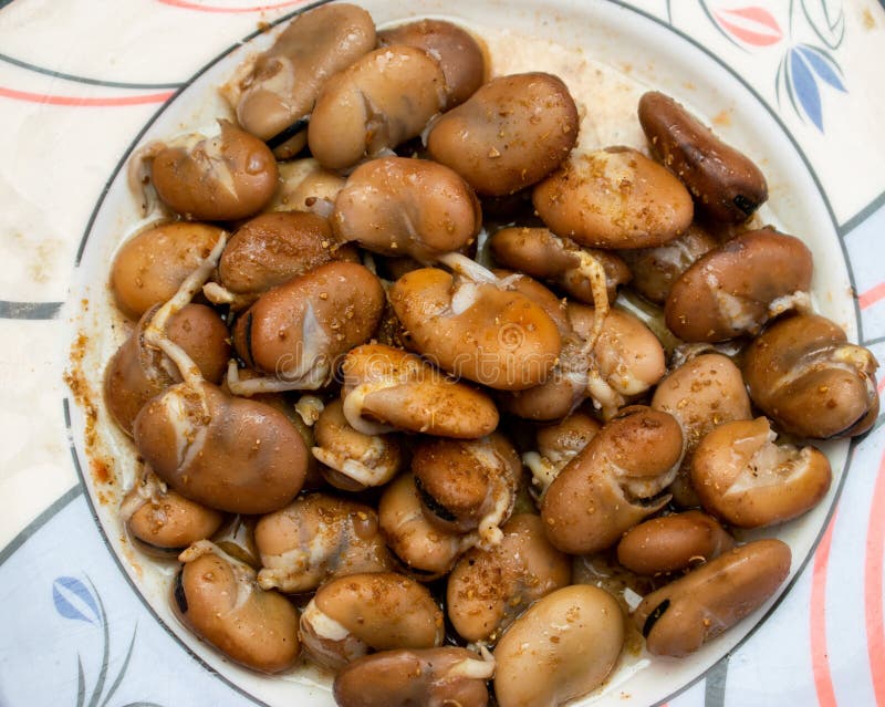 Beans Cooked in the Egyptian Way. (Follow Favorite) Stock Photo - Image ...
