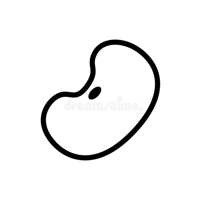 Beans Icon Vector on Trendy Design Stock Vector - Illustration of ...