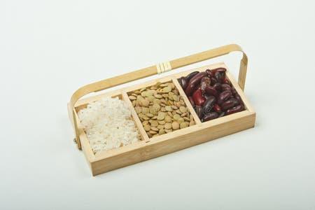 Beans, lentils and rice stock image. Image of white, rice - 7930547