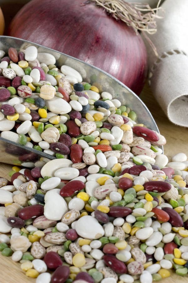 Beans & Lentils in Scoop Stock Image - Image of colorful, pinto: 18189025